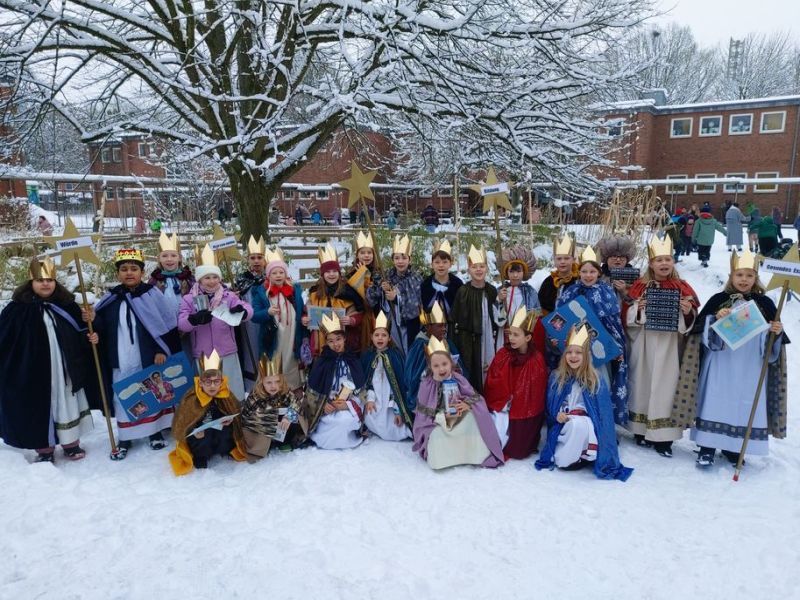 Sternsinger gegen Kinderarbeit unterwegs – Fridtjof-Nansen-Schule